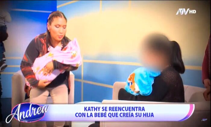 Kathy se reencuentra con su verdadera hija después de 23 días - ATV