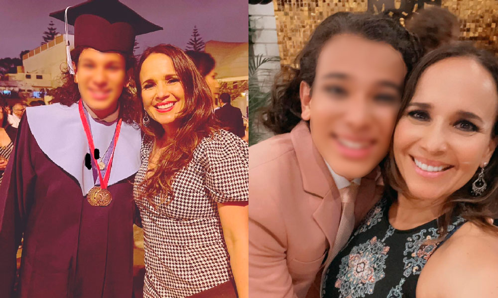 Érika Villalobos celebró con tiernas palabras la graduación de su hijo ...