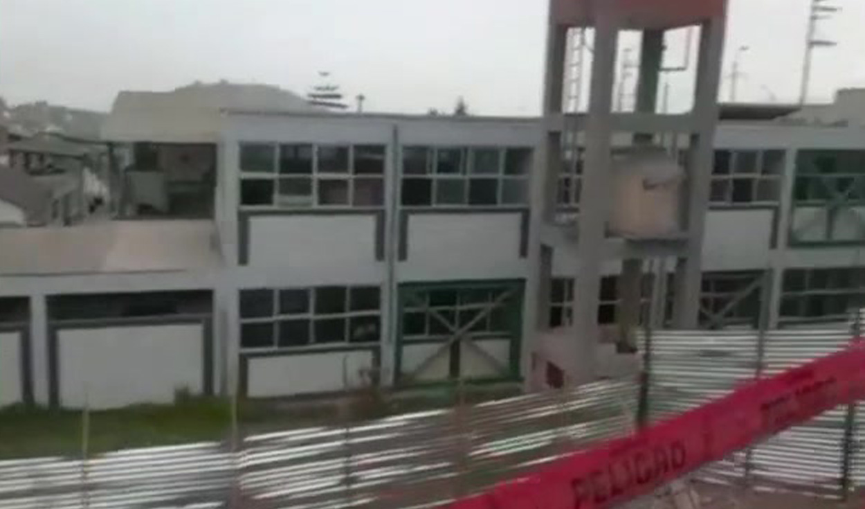 San Juan de Miraflores: Se vienen las clases y colegio se puede desplomar - ATV