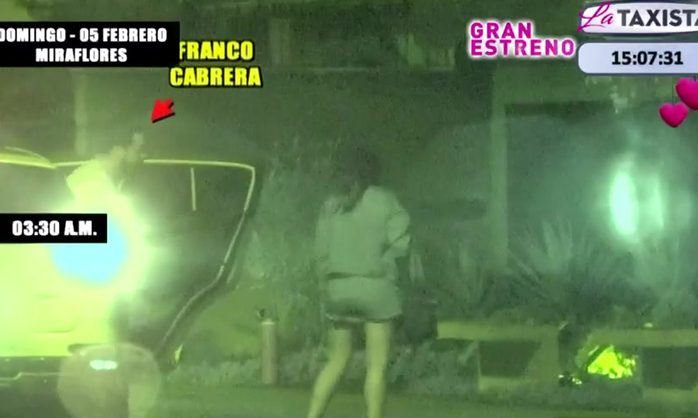 Franco Cabrera es captado ingresando a edificio con misteriosa ...