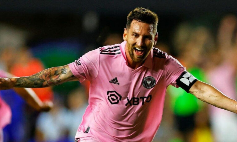 Lionel Messi debuta con golazo de tiro libre para Inter Miami - ATV