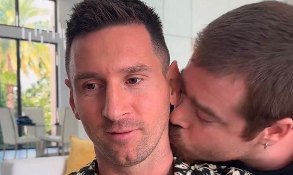 ¡Viral! Lionel Messi es sorprendido por humorista que le dio un beso en ...