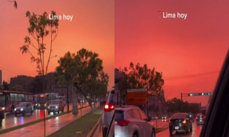 Senamhi: ¿Por qué el cielo se puso rojizo? - ATV