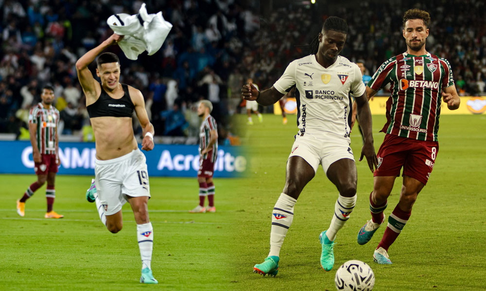 LDU vence 1-0 a Fluminense en la ida de la Recopa Sudamericana - ATV