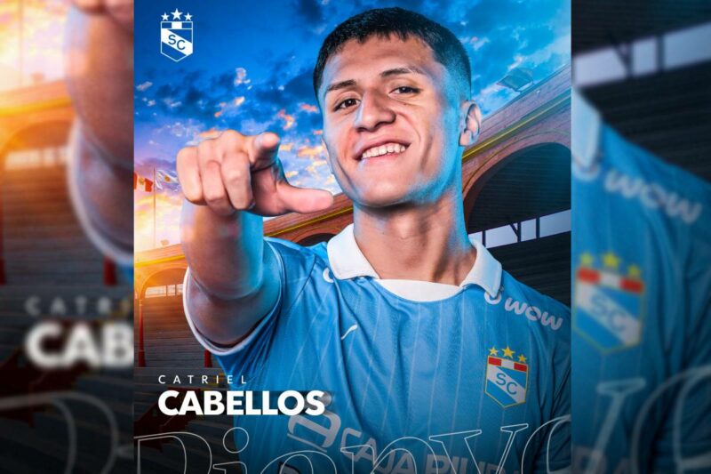 Catriel Cabellos es presentado como nuevo jugador de Sporting Cristal - ATV