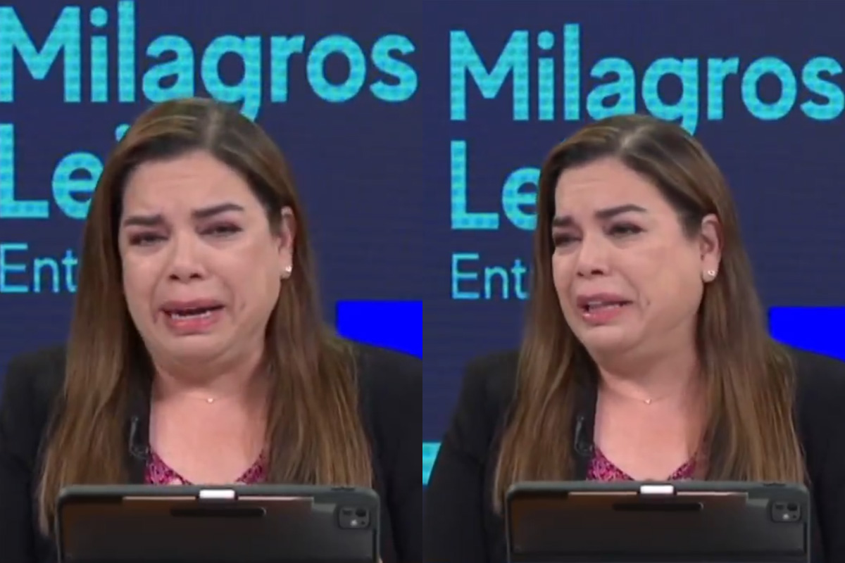 Milagros Leiva rompe en llanto al enterarse que su padre murió