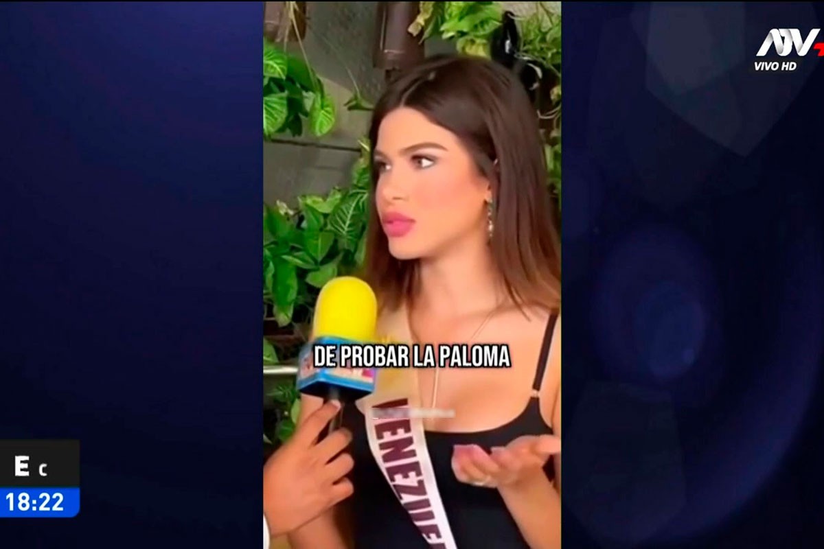 Miss venezolana Sofía Fernández desata polémica en redes: "En Perú comen paloma" - ATV