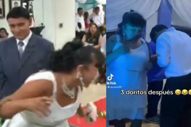 Novia sorprende al decir "no" en plena boda pero es captada disfrutando en su fiesta nupcial - ATV