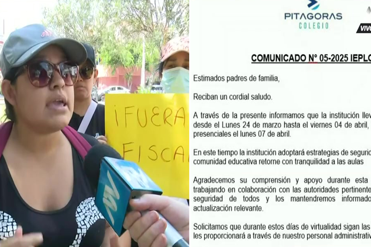 Los Olivos: Padres de familia denuncian que profesores están siendo amenazados por dar clases ...