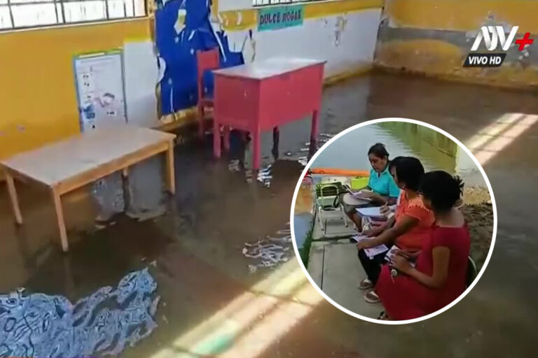 Tumbes: Docentes enseñan en la puerta del colegio porque aulas están ...