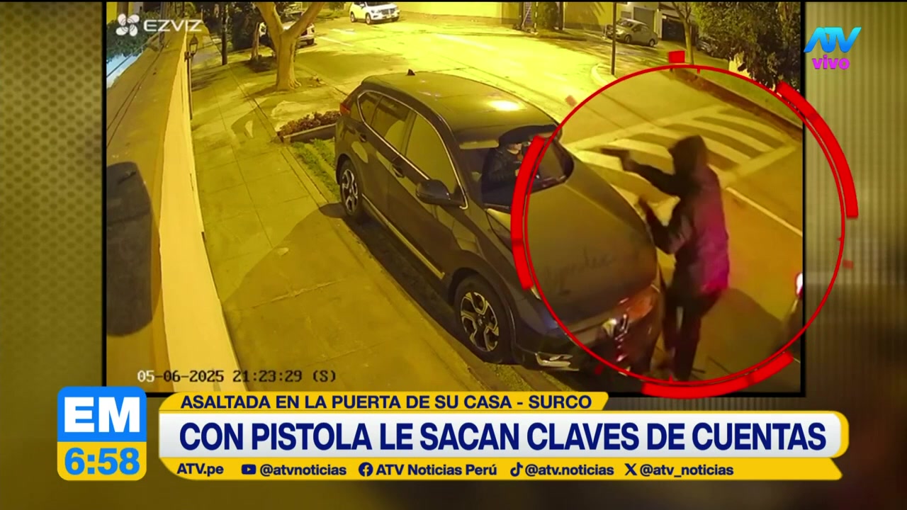 Mujer es asaltada en la puerta de su casa y con pistola la obligan a ...