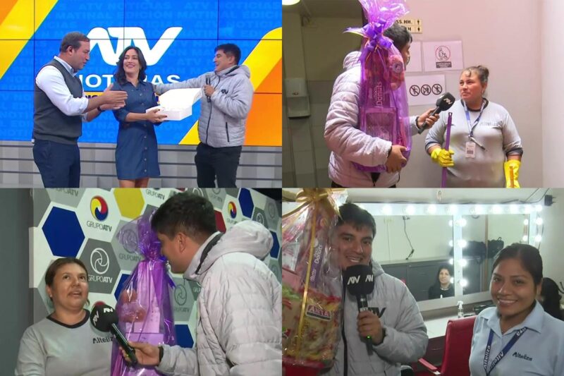 Mari Calixtro y trabajadoras de ATV reciben sorpresa por el Día de la Madre - ATV