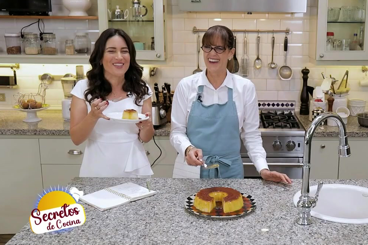 Secretos de cocina': Sandra Plevisani te enseña a preparar un delicioso flan a su estilo - ATV
