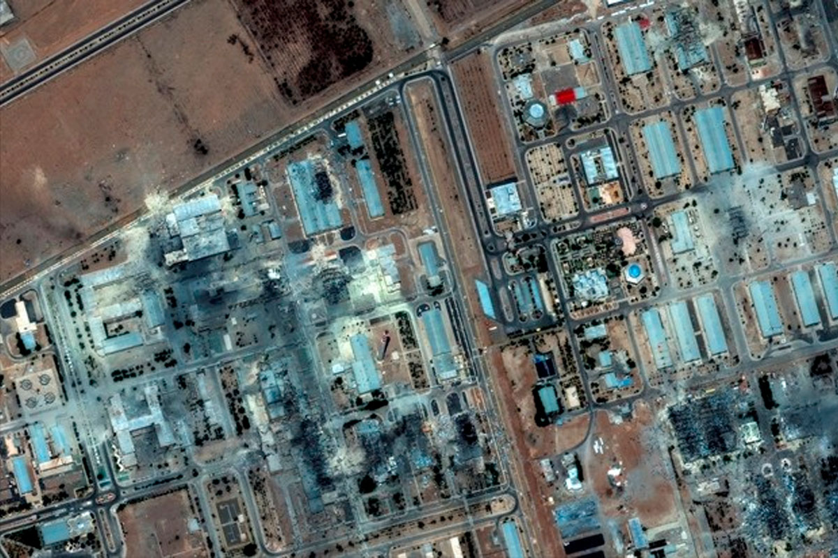 Imágenes satelitales muestran el impacto del bombardeo a instalaciones ...
