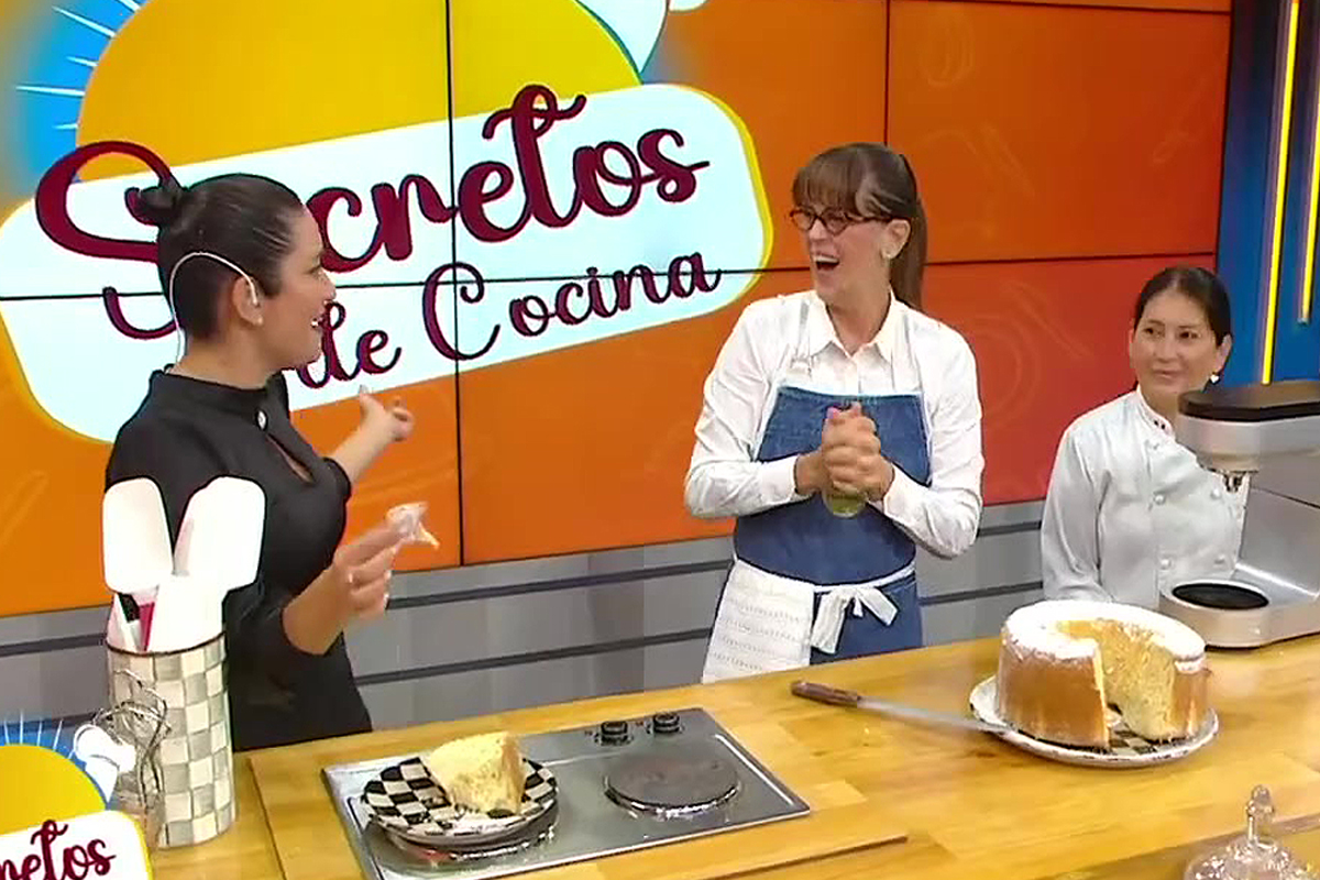 'Secretos de cocina': Sandra Plevisani te enseña a preparar un delicioso chifón de plátano - ATV