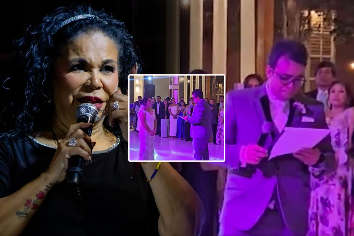 Filtran video de cómo el hijo de Eva Ayllón se quebró en su boda al ...