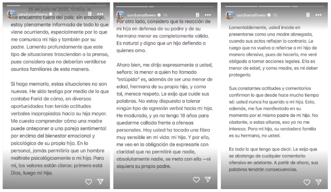Farid Ode: Mariella Zanetti insulta a hija de Sandra Mathews por ...