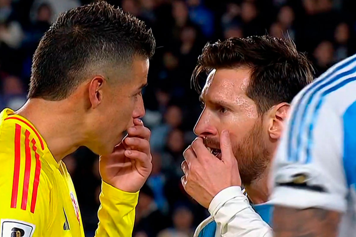 Lionel Messi encaró a James Rodríguez: "Dijiste que nos habían ayudado en la final. ¡Hablás ...