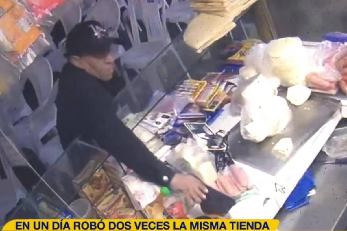 Ratero sinvergüenza robó dos veces la misma tienda en un solo día - ATV