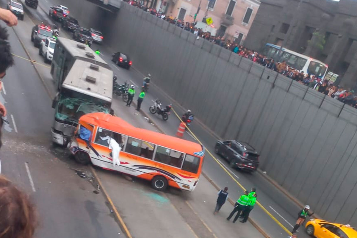 Fiscalía inició diligencias para esclarecer accidente entre cúster y ...