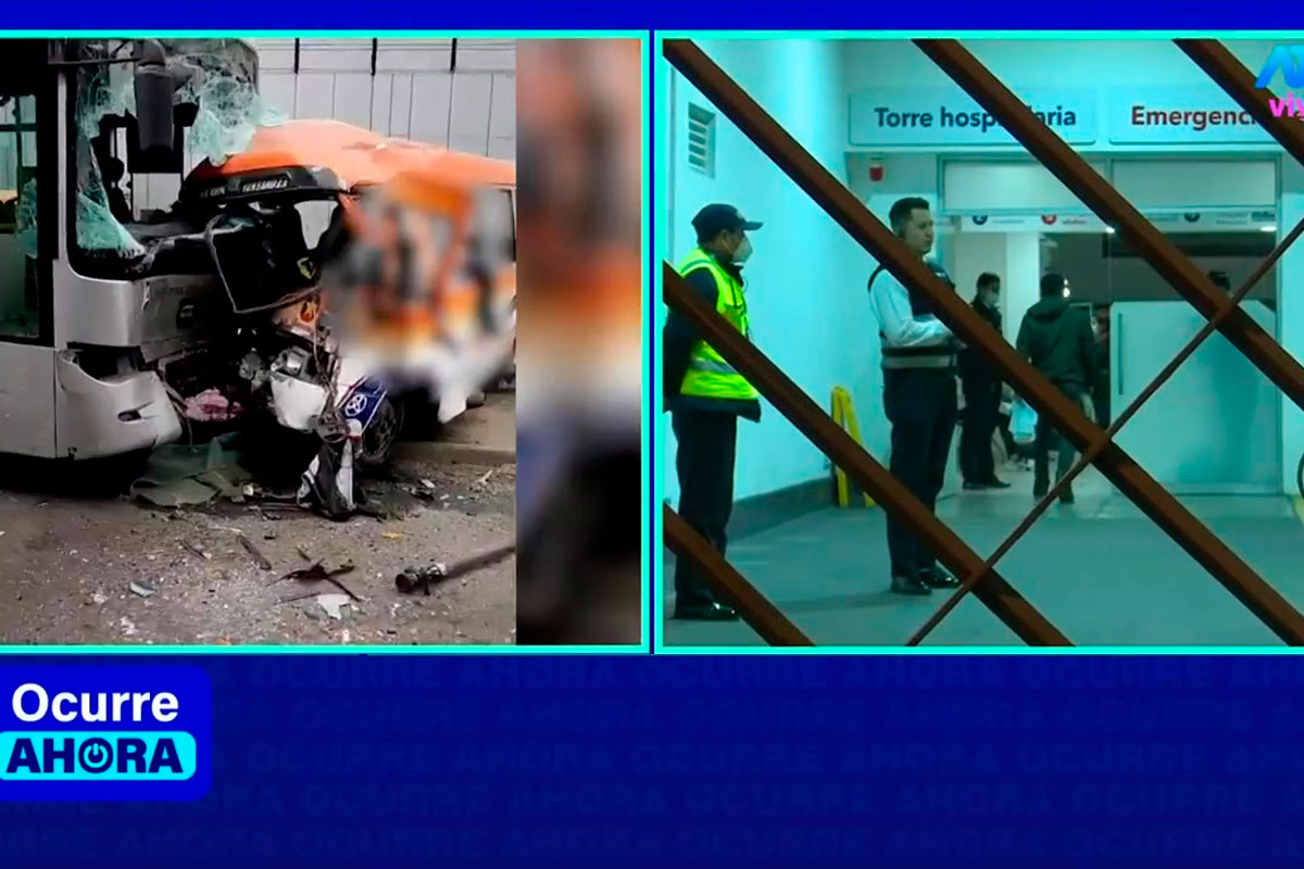 Chofer del bus del Metropolitano que chocó con cúster se encuentra en ...