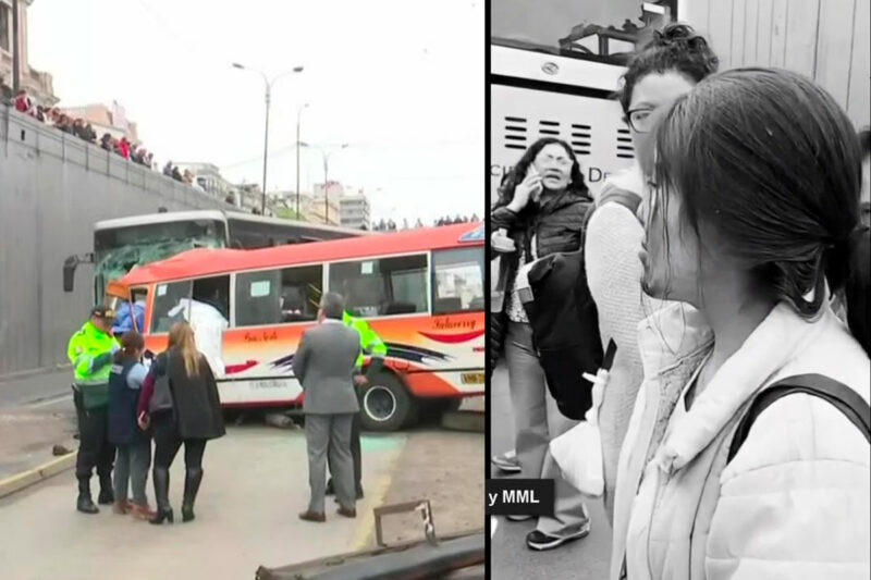Pasajera de cúster que chocó con bus del Metropolitano: "(El chofer ...