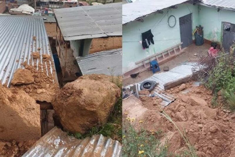 Chorrillos: Familia lo pierde todo luego de que una enorme roca cayera ...