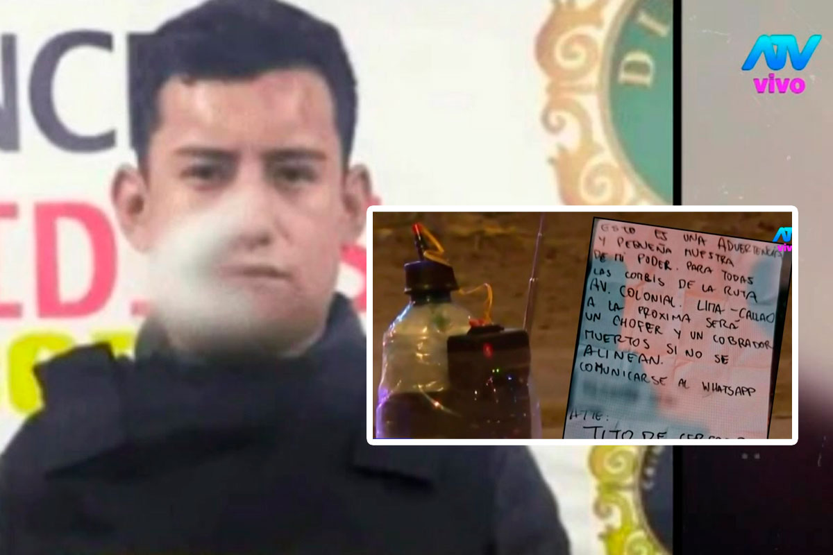 ¡Desde el penal! Alias 'Tito' extorsiona combis Lima-Callao enviando ...