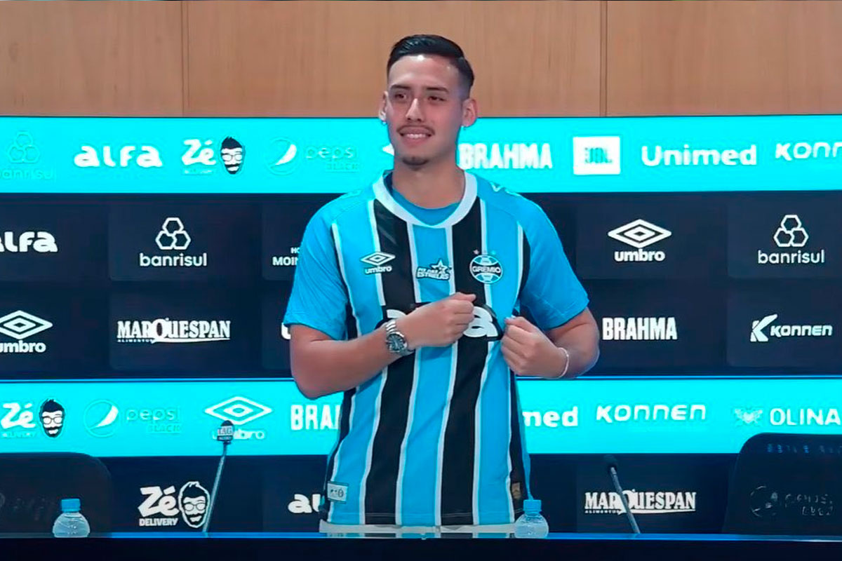 Erick Noriega fue presentado como fichaje del Gremio de Brasil y ...