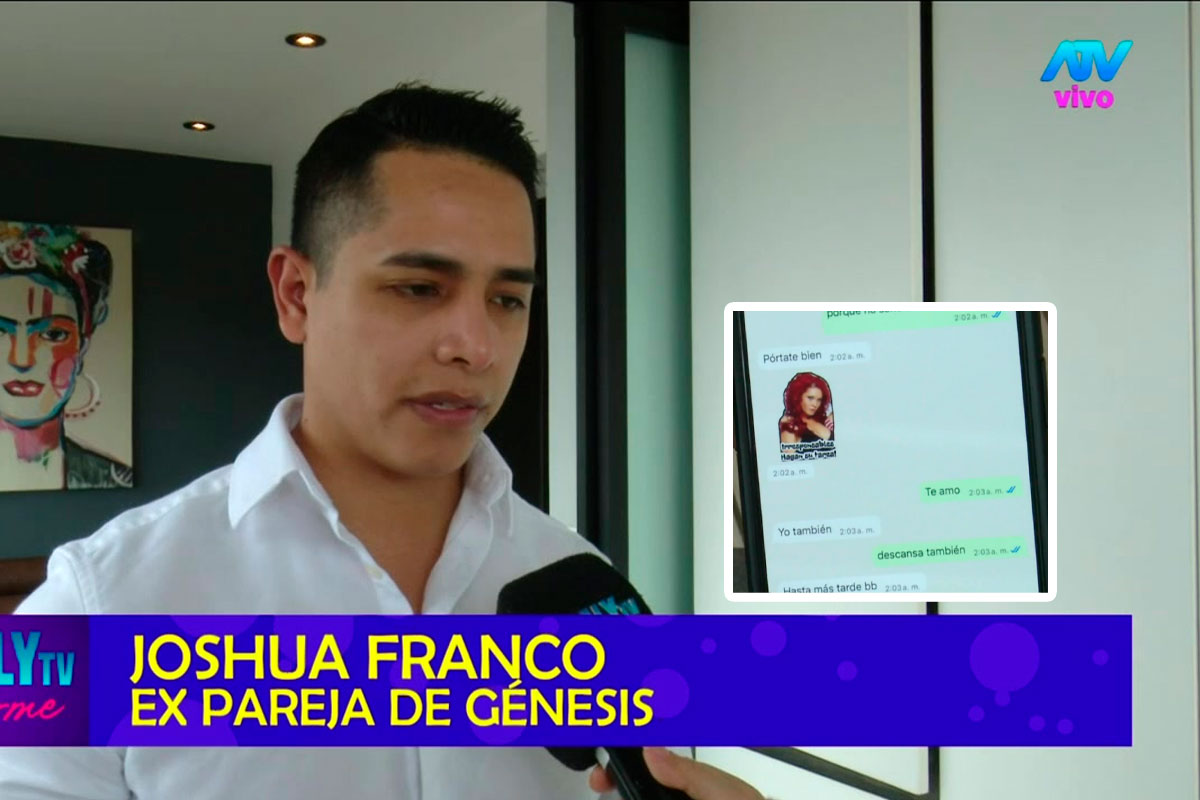 Joshua muestra sus chats con Génesis Tapia para desenmascararla: ¡Le ...