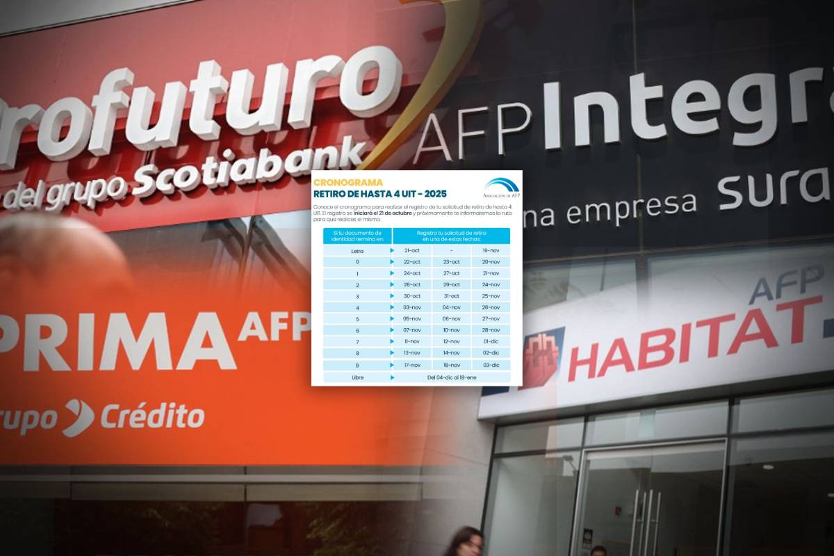 Retiro AFP 2025: Consulta aquí el CRONOGRAMA OFICIAL para solicitar tu dinero según el último ...