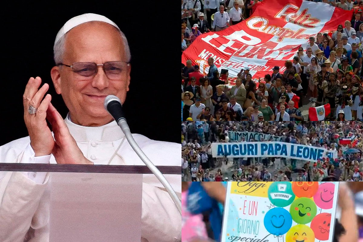 El papa León XIV celebra su 70 cumpleaños en la plaza de San Pedro ...
