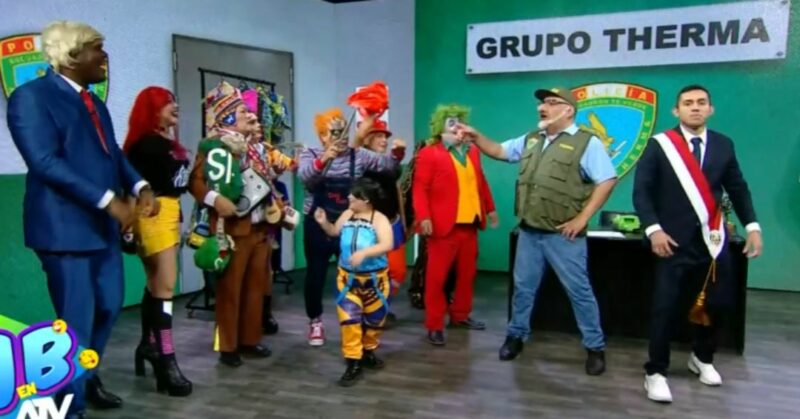 Grupo Therma se disfraza de Chucky y... ¿Donald Trump? - ATV