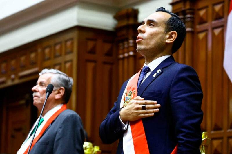 José Jerí juramenta como presidente del Perú - ATV