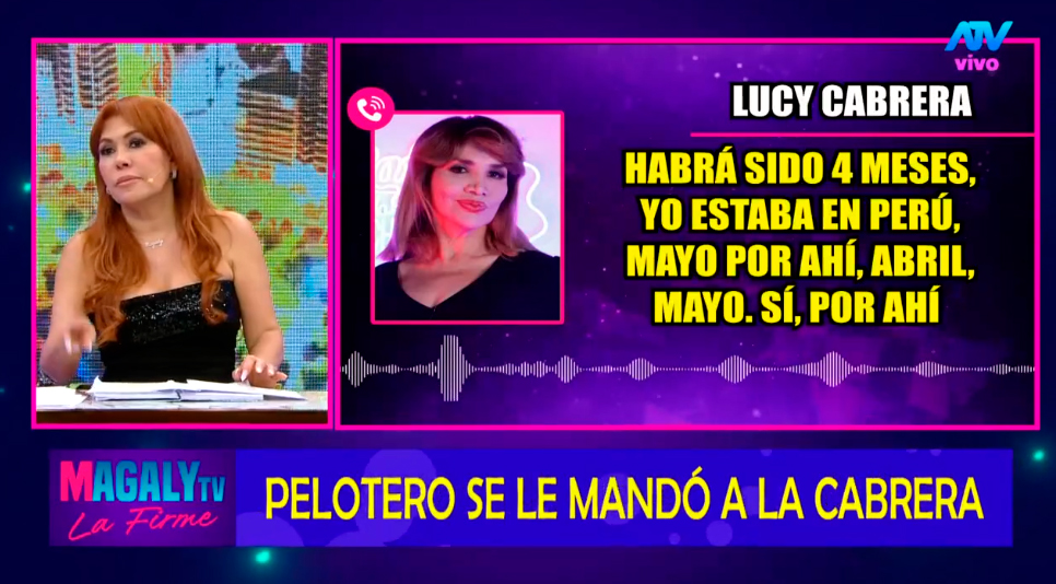 Lucy Cabrera revela que reconocido futbolista se le mandó con todo por ...