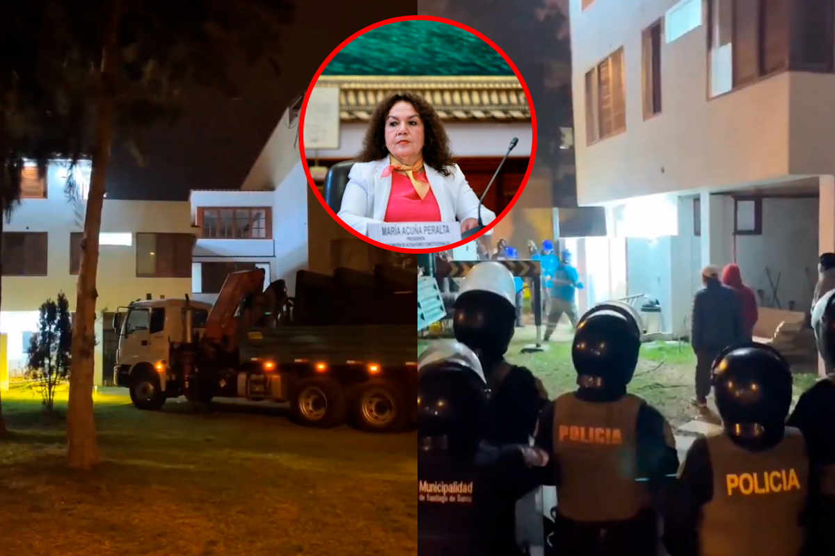 Municipalidad de Surco tumba la casa de la congresista María Acuña por ...