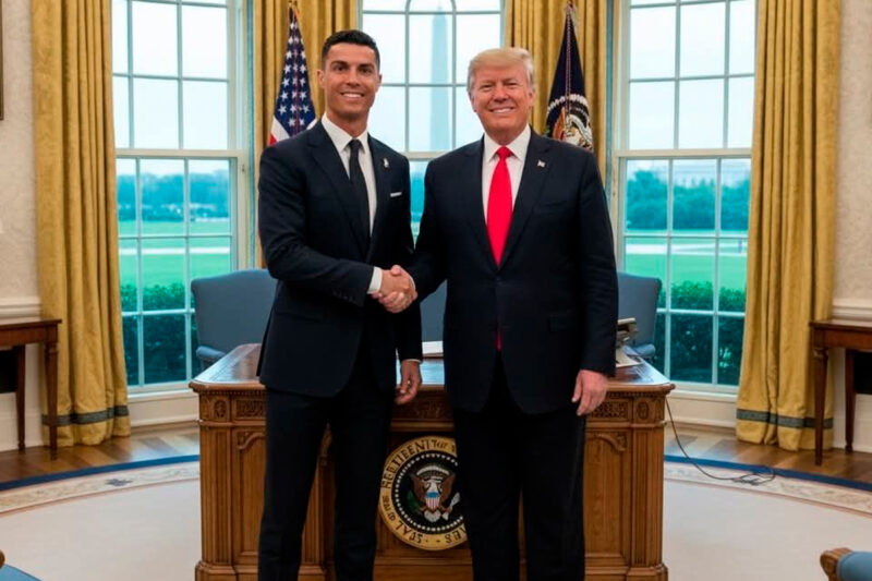 Cristiano Ronaldo se reúne con Donald Trump y la Casa Blanca lo celebra ...