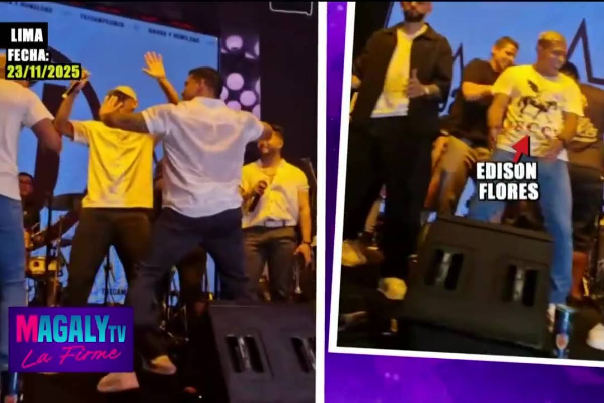 ¡Desatado! Edison Flores se quita el polo en escenario y "mata el ...