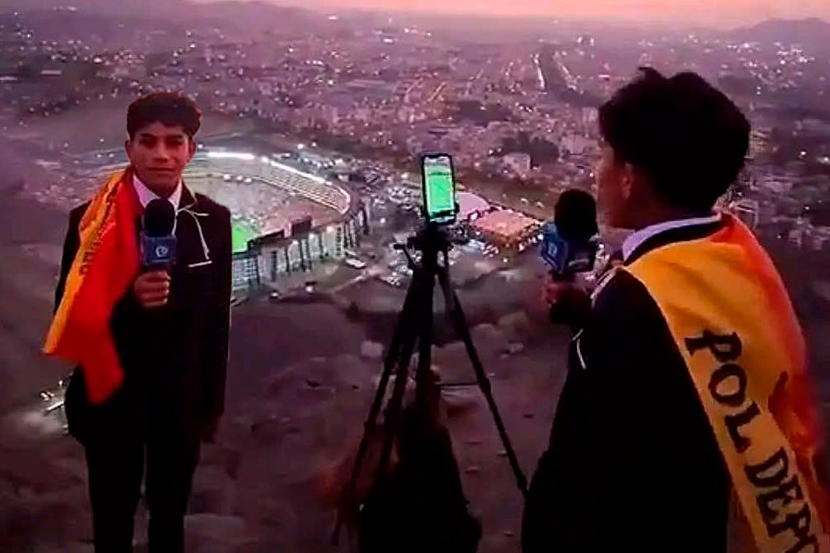 ¡Cliver Huamán! El joven que narró la final de la Copa Libertadores desde un cerro - ATV