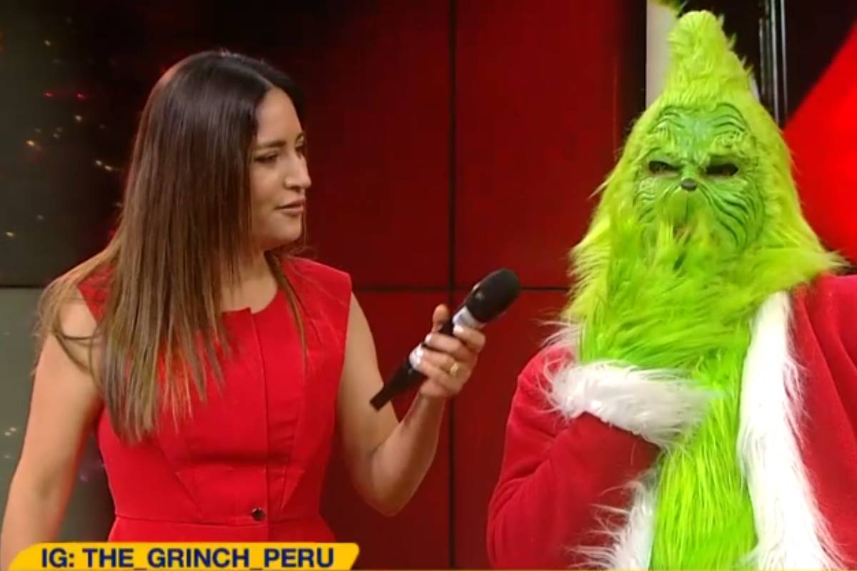 El travieso Grinch llega a ATV Matinal para hacer de las suyas - ATV