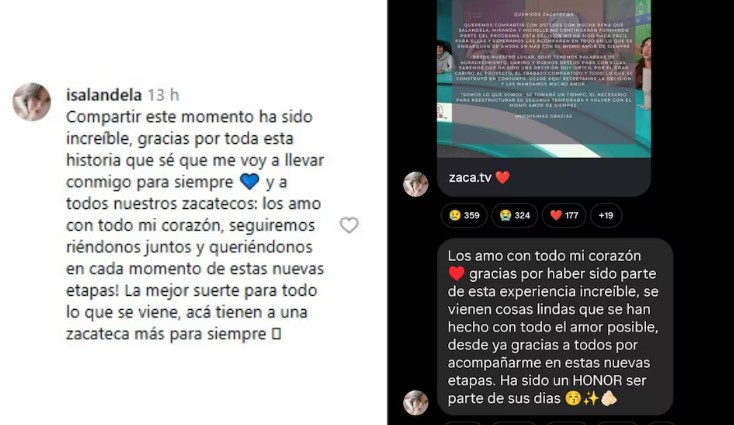 Miranda Capurro, Salandela y Michelle Onetto hablan tras renunciar a ...