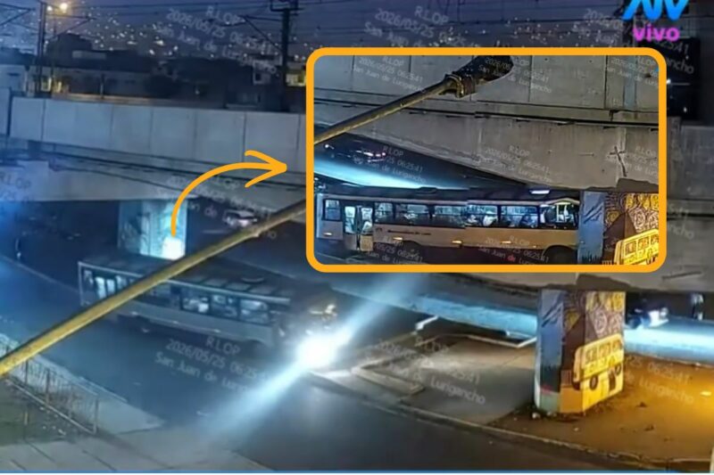 Choque de Corredor Morado en Bayóvar deja varios heridos - ATV