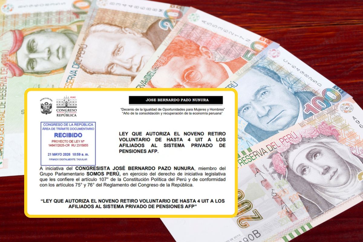 Retiro AFP 2026: nuevo proyecto plantea liberar hasta S/21.400