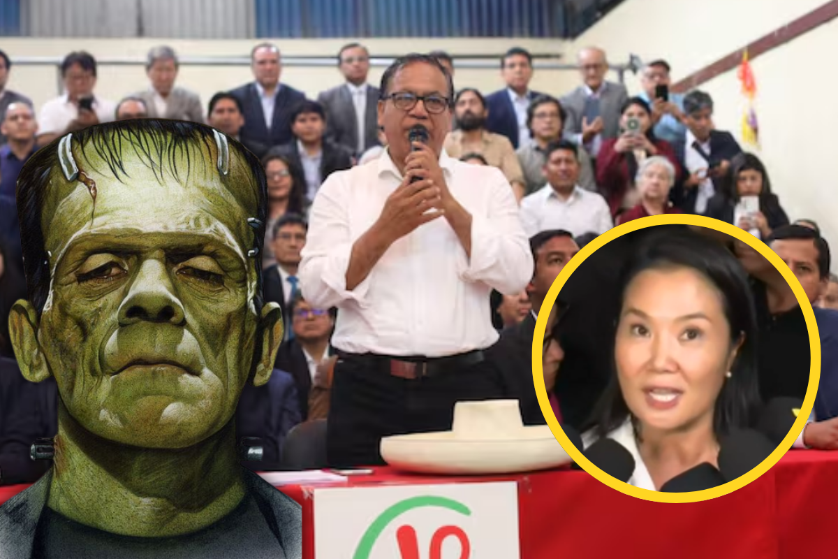 Keiko Fujimori llama "Frankenstein político" a Roberto Sánchez