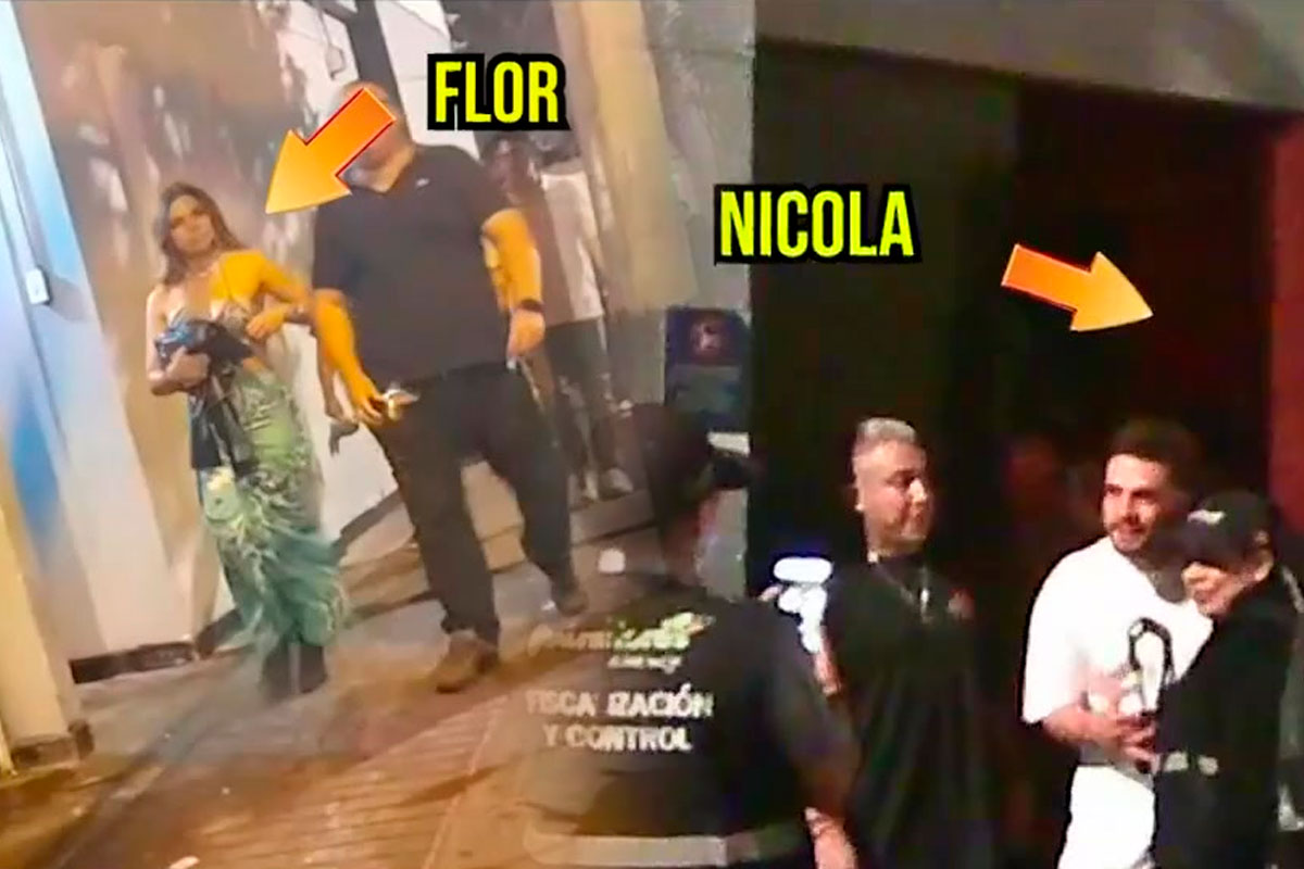 Flor Ortola captada saliendo de la casa de Nicola Porcella