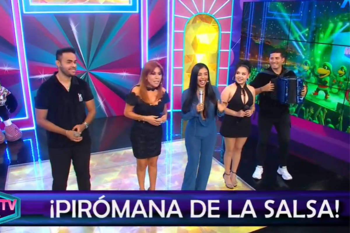 Kate Candela celebra siete años como solista en Magaly TV