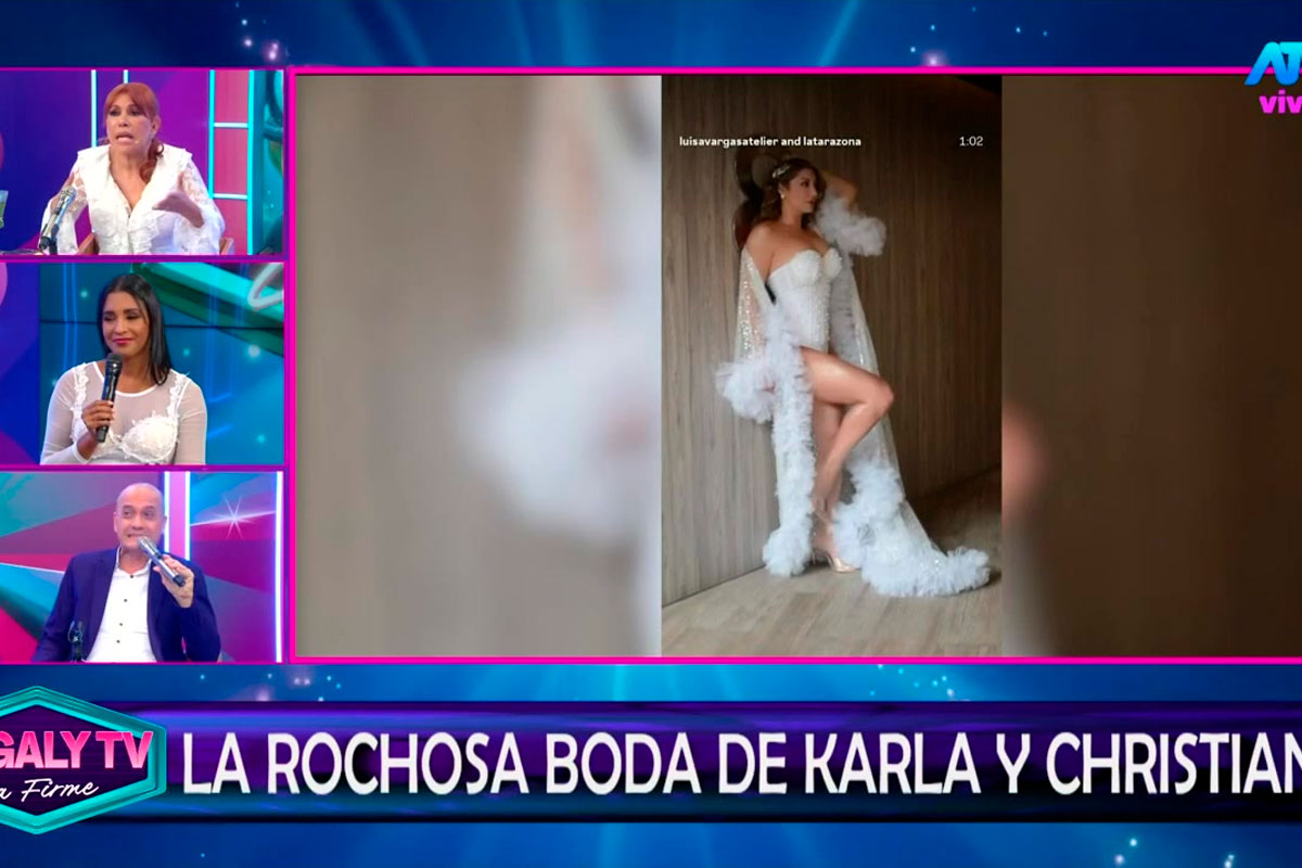‘Metiche’: Sesión de fotos de Karla Tarazona en su boda