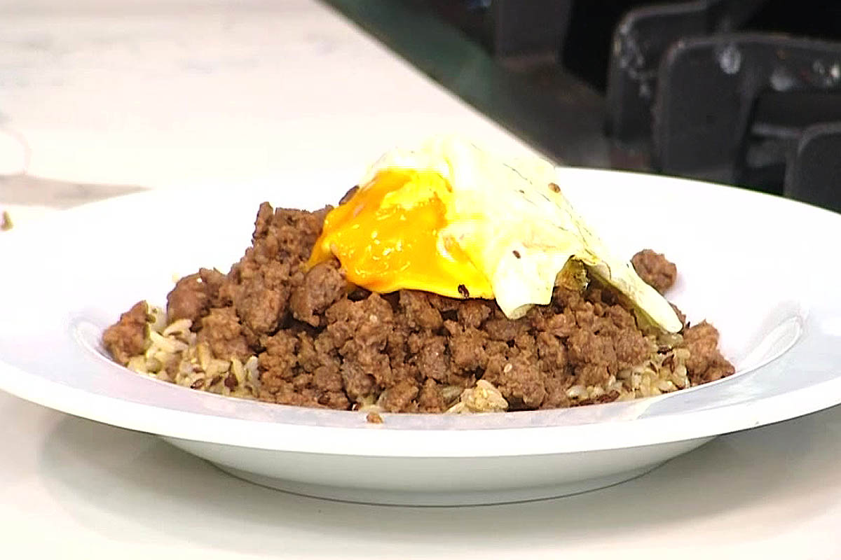 Bowl de carne molida con arroz: receta de Maricucina